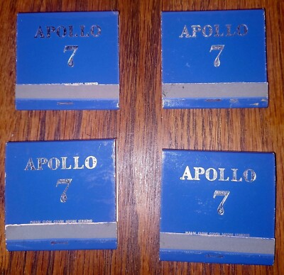 Vintage NASA Apollo 7 Matches NEVER STRUCK | eBay