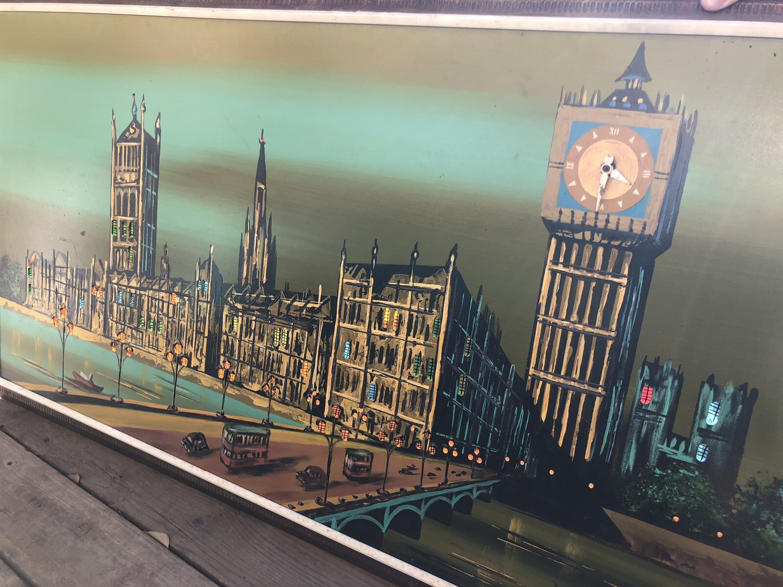 VTG Mid-Century Modern Lighted Carlo of Hollywood Big Ben & Ashbrook ...