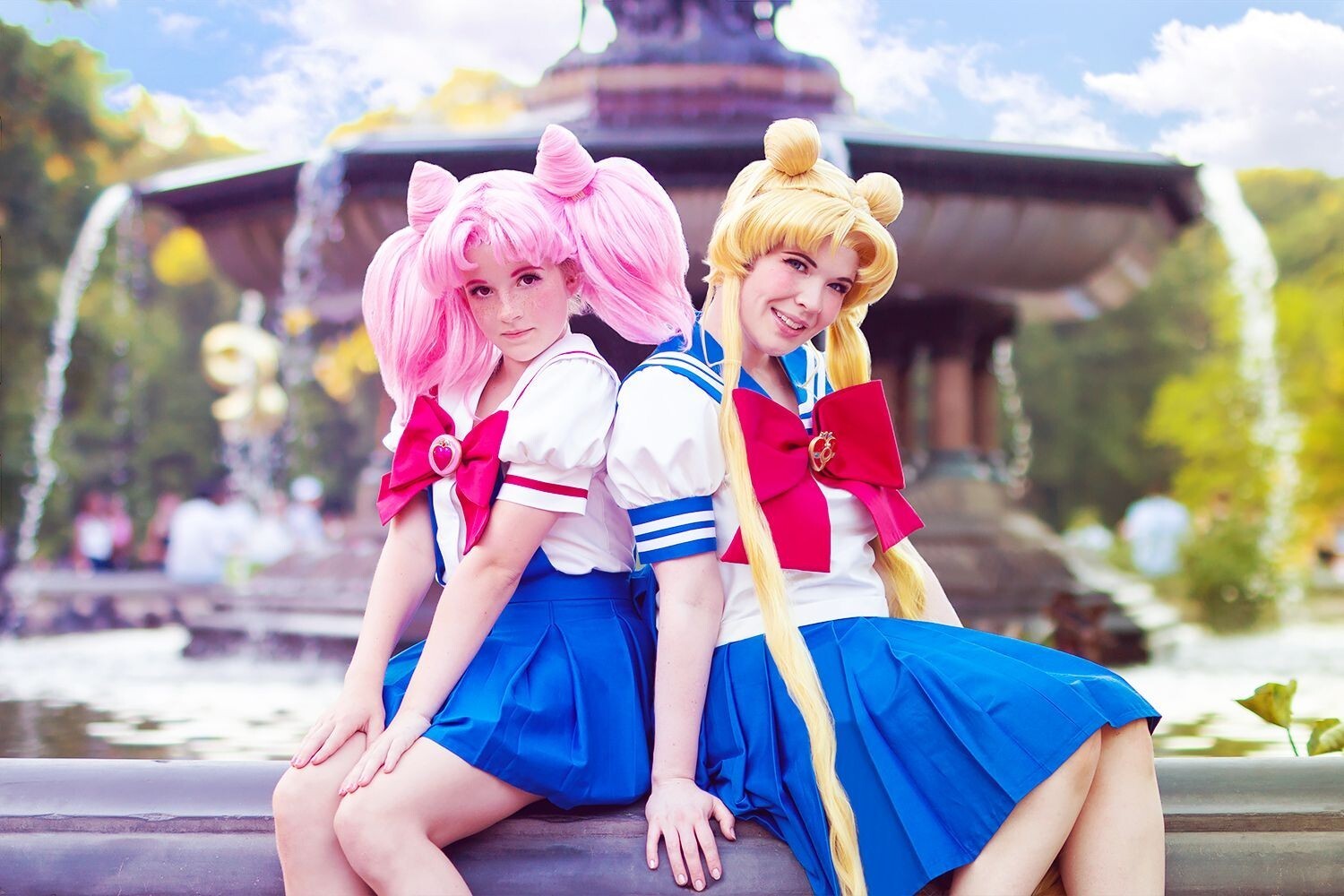 Usagi Tsukino Sailor Moon Uniform w/ Cosmic Heart Brooch HAND MADE ...