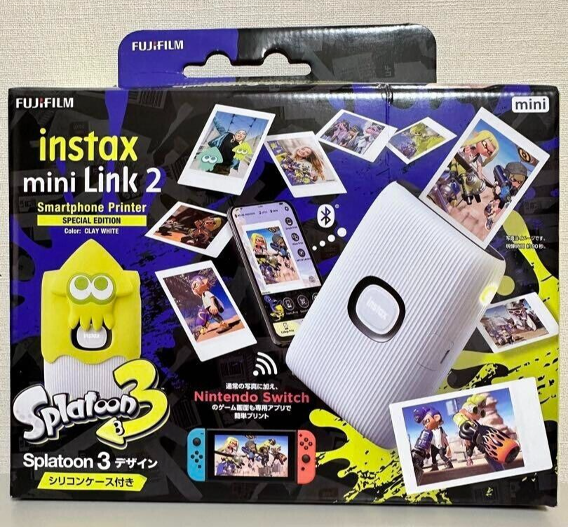Fujifilm Instax Mini Link 2 Splatoon 3 Silicone Case Cheki Smartphone ...