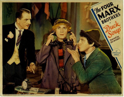 Casa Muro Stampa - Vintage Film Poster -anatra Zuppa Marx BROTHERS-A4 ...