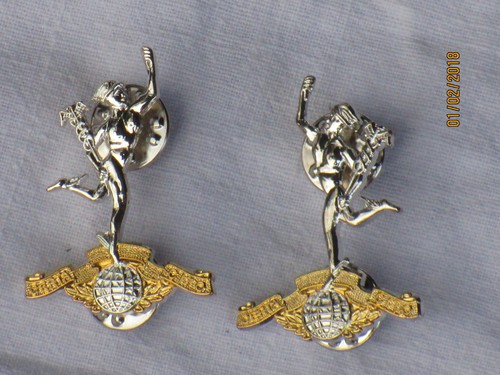 Royal Signals, Collar Badges, English, Pair, with pins | eBay