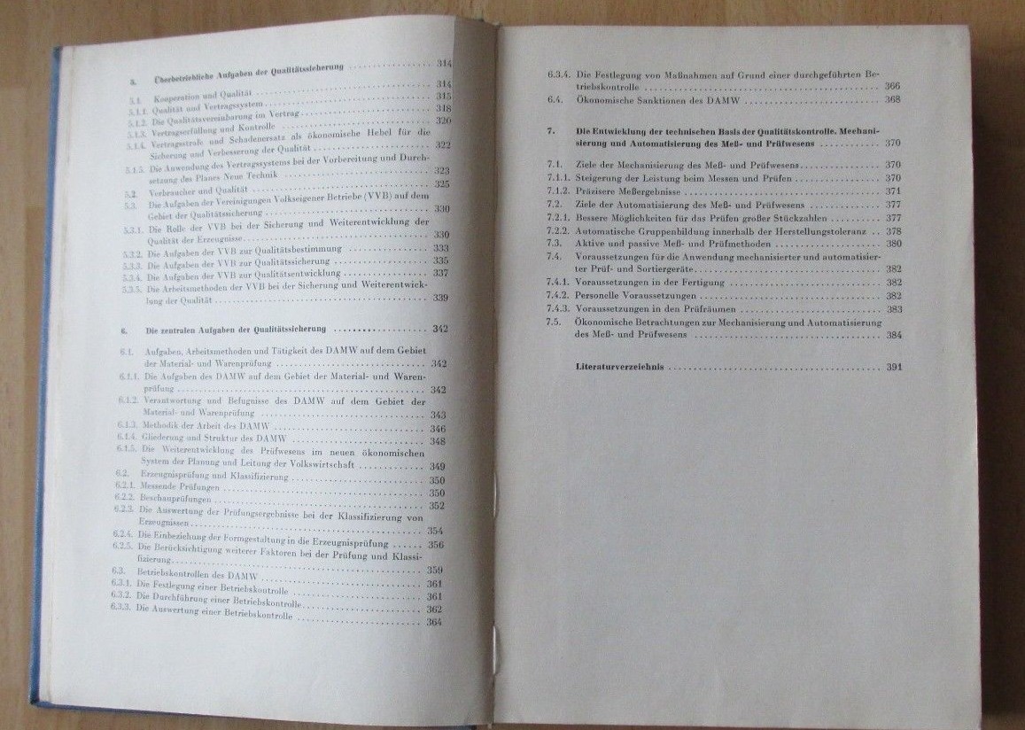 DDR Buch Qualität-Kontrolle-Sicherung Reklamation TKO Prüfung Material ...