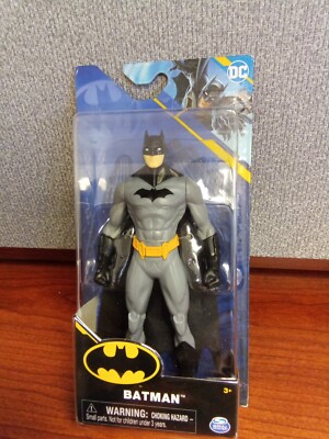 DC Comics Batman Grey & Black Action Figure Spin Master Bat Tech 6" | eBay