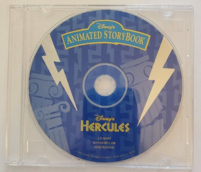 Disney's Hercules Animated StoryBook (Windows/Mac, 1998) PC CD-ROM Disc ...