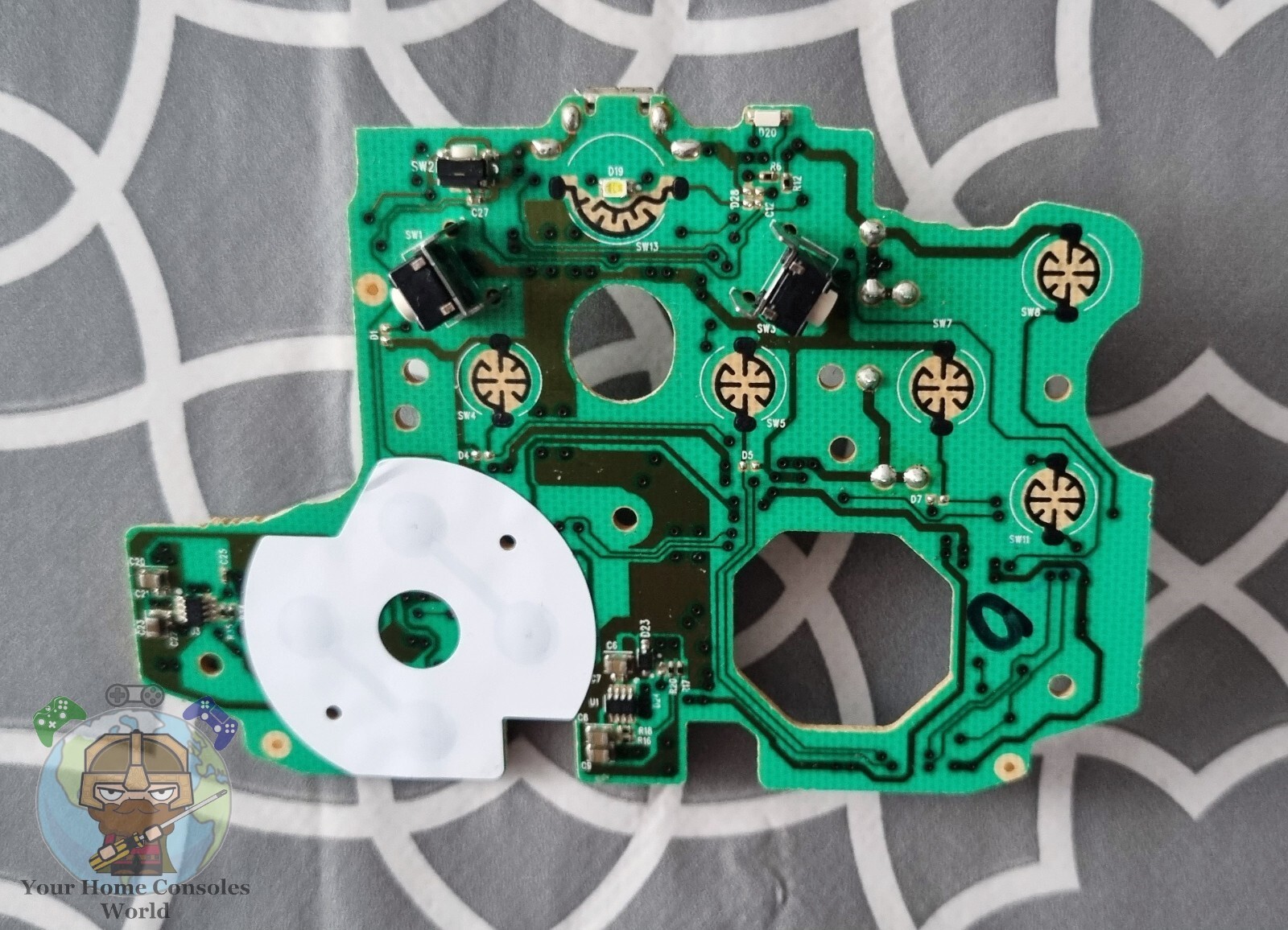 Microsoft Xbox One Controller PCB Button Power Circuit Board Model 1537 ...
