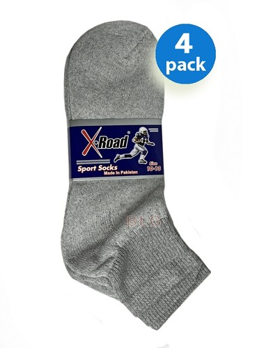 XRoad Men Sport Sox Athletic Clothes Gray Color Regular Size 10-13 ...