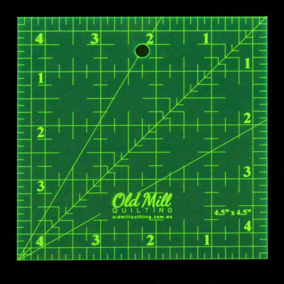 Ruler 4.5 x 4.5 Inch Square Matildas Own Quilting Sewing Craft ...