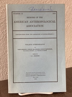 Walapai Ethnography [Memoirs of the American Anthropological ...