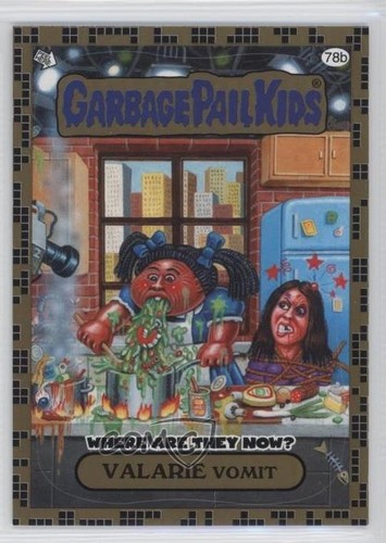 2011 Topps Garbage Pail Kids Flashback Series 2 Gold Valarie Vomit #78b ...