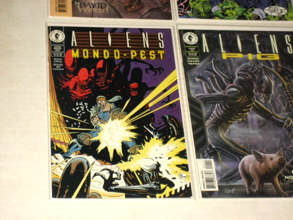 ALIENS:STALKER,WRAITH,PIG,ETC(1990'S)ONE SHOT-LOT OF 6/DARK HORSE nice ...