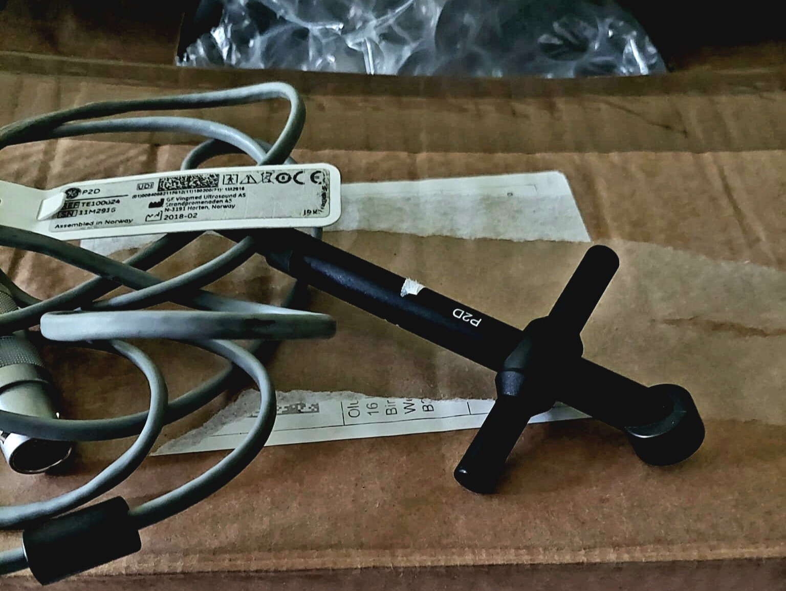 GE 2.0 Mhz Probe TE 100024 | eBay