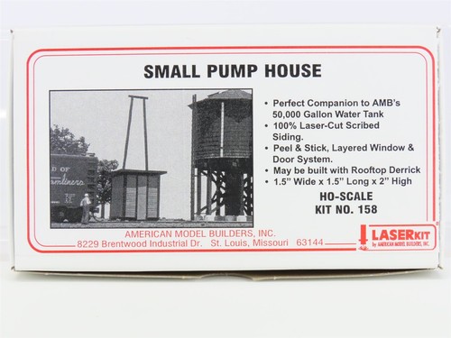 HO 1/87 Scale American Model Builders LaserKit #158 Small Pump House | eBay