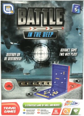 Battleship In The Deep 2 Player Advance Strategy Game - Destroy Or Be ...