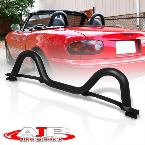 Stainless Steel Black Euro Style Roll Bar For 1990-2005 Mazda Miata MX5 ...