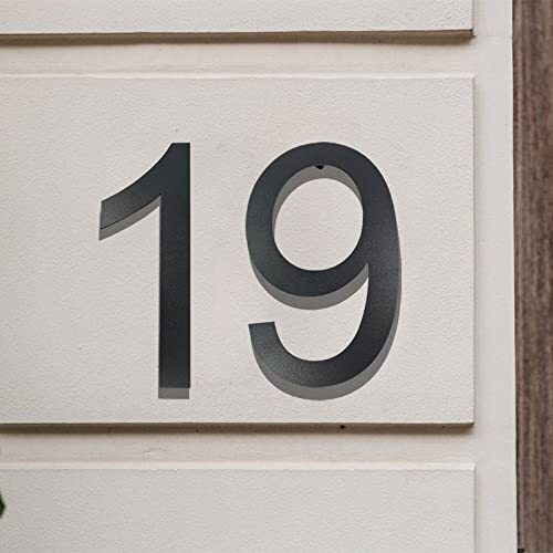 8 Inch Modern House Number Exterior Black House Number Street Floating ...