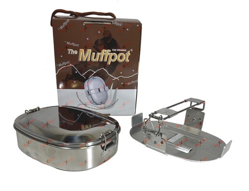 Muff Pot Food Warmer Snowmobile Exhaust Cooker Stainless Muffpot Hot ...
