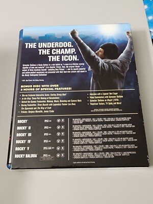 ROCKY Series 1-5 Complete Boxset Movie Collection Part 1 2 3 4 5 BALBOA ...