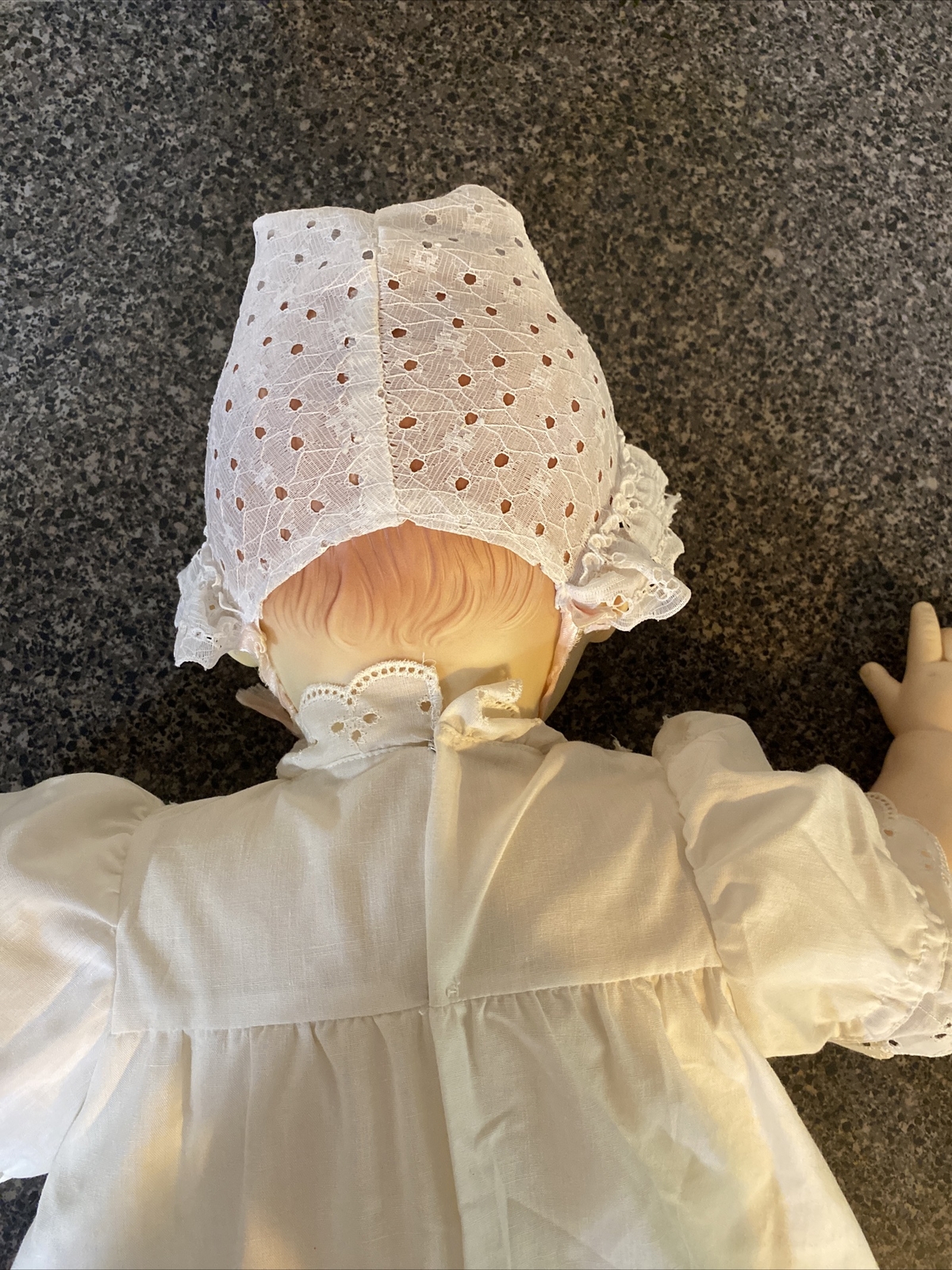 Vintage Ideal Toy Corp 1983 CBS Toys 18” Baby Doll W/Dress & Bonnet ...