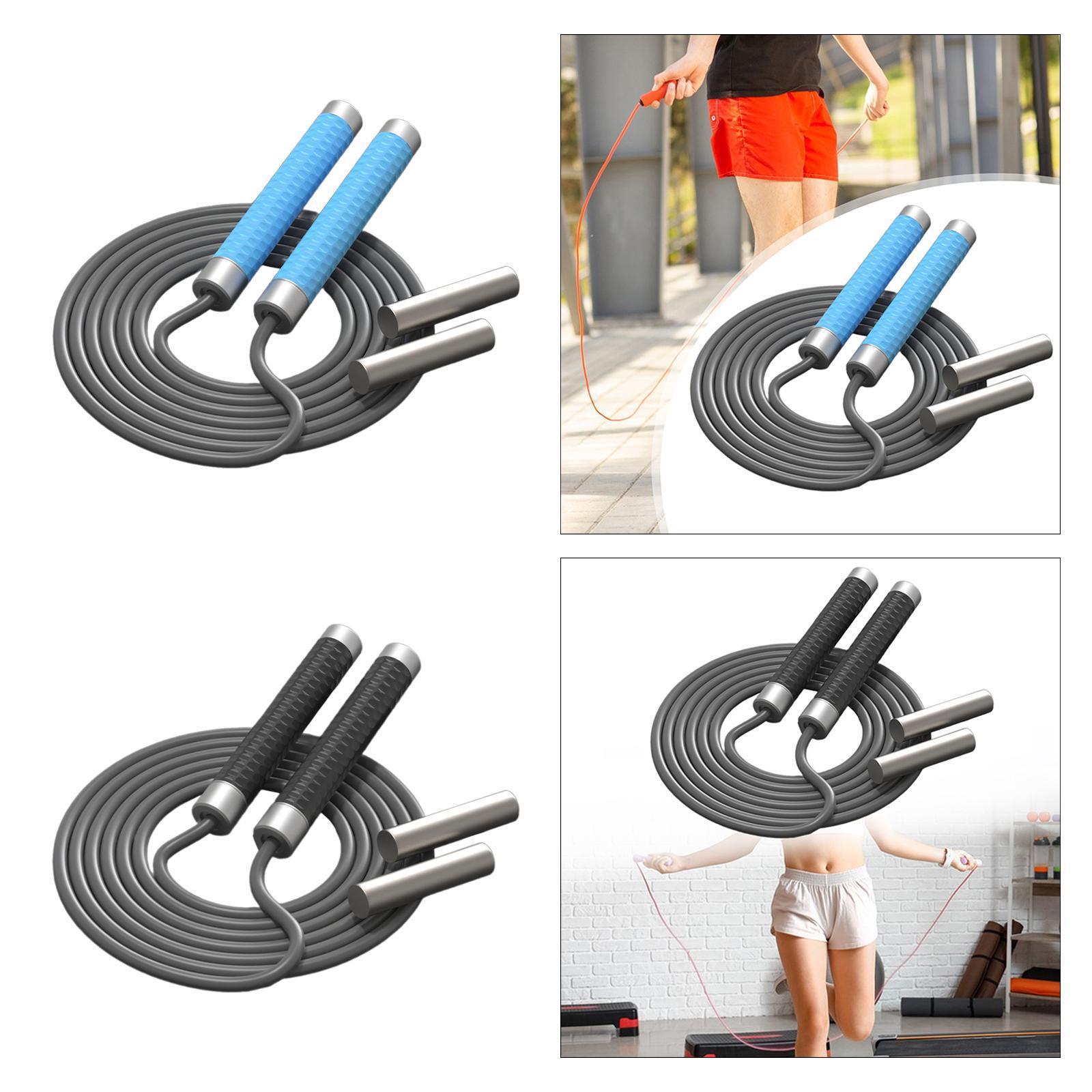 Speed Jump Rope Aerobic Exercises with 2 Weight Blocks Speed Jumping ...