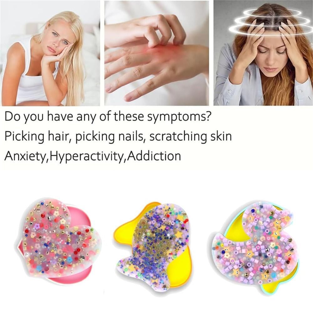 Anxiety Toy Pad Duck Picky Pad Skin Picking Pocket Pads for Adults Kids ...