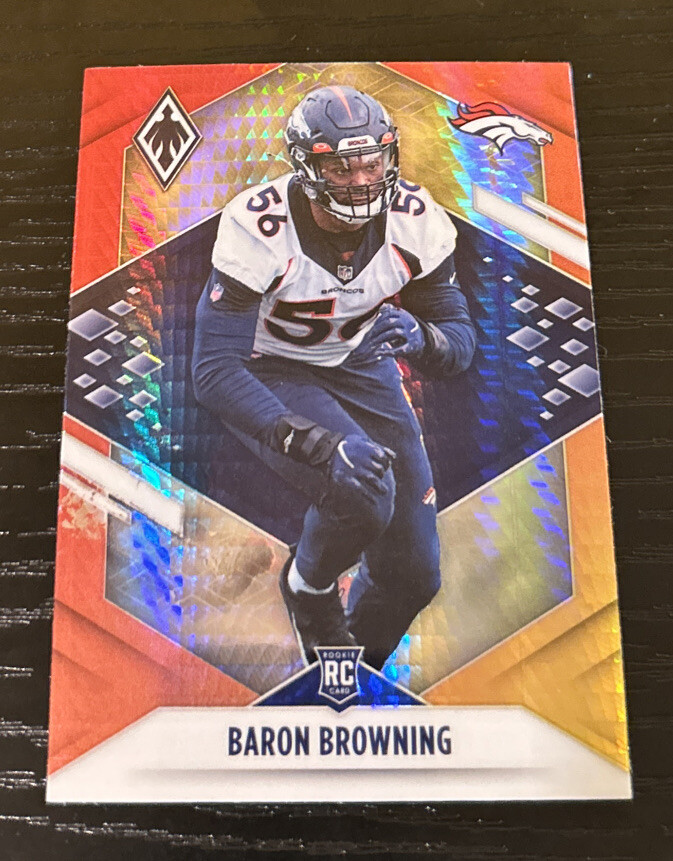 2021 Panini Phoenix Baron Browning Rookie Fire Burst Prizm | eBay
