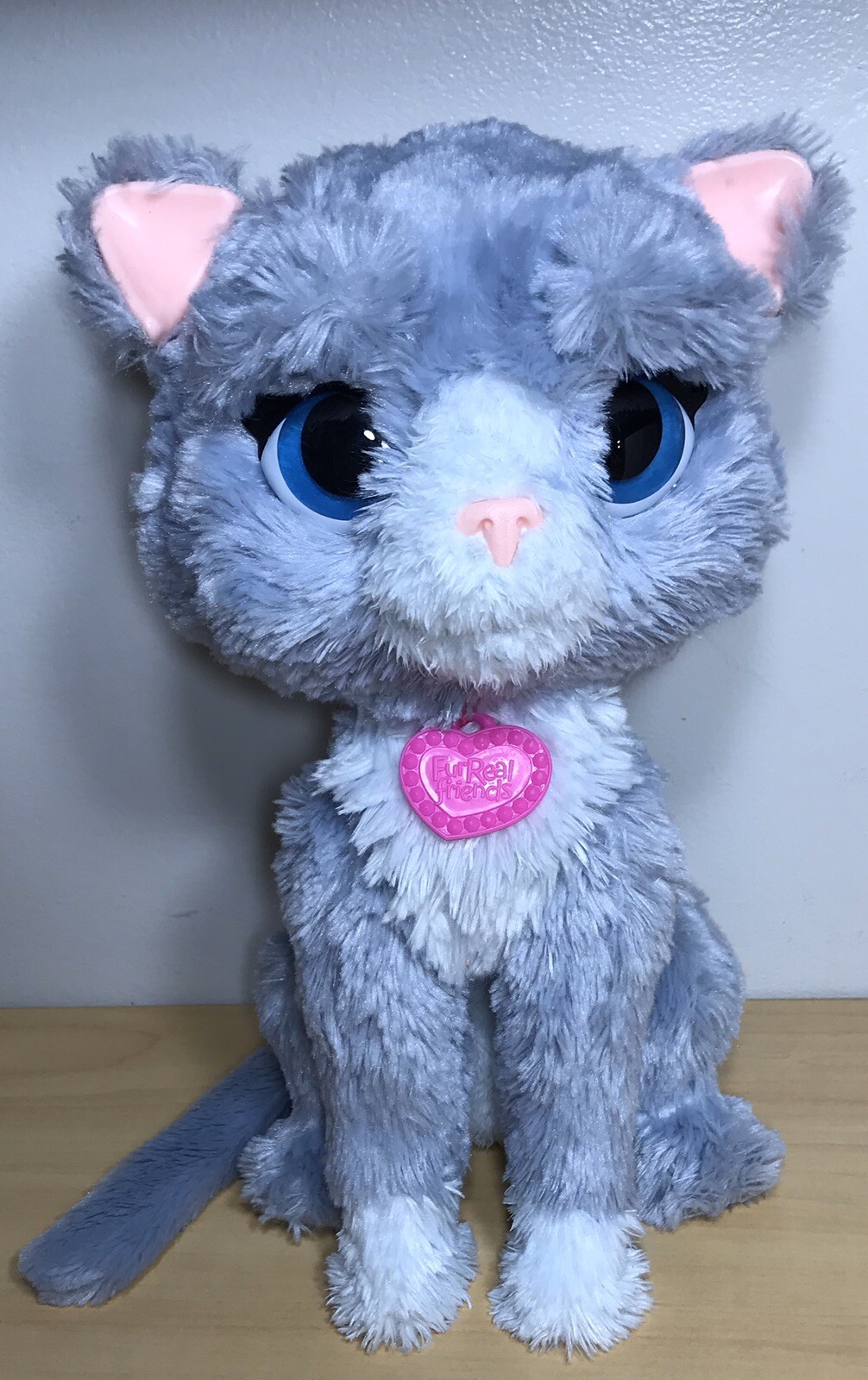 FurReal Friends BOOTSIE 12" Kitty Cat Plush Interactive Animated Gray ...