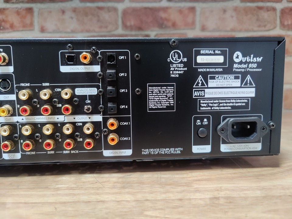 Outlaw Model 950 Preamp/Processor READ | eBay