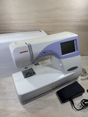 Janome Memory Craft 9500 Computerized Embroidery Sewing Machine MC9500 ...