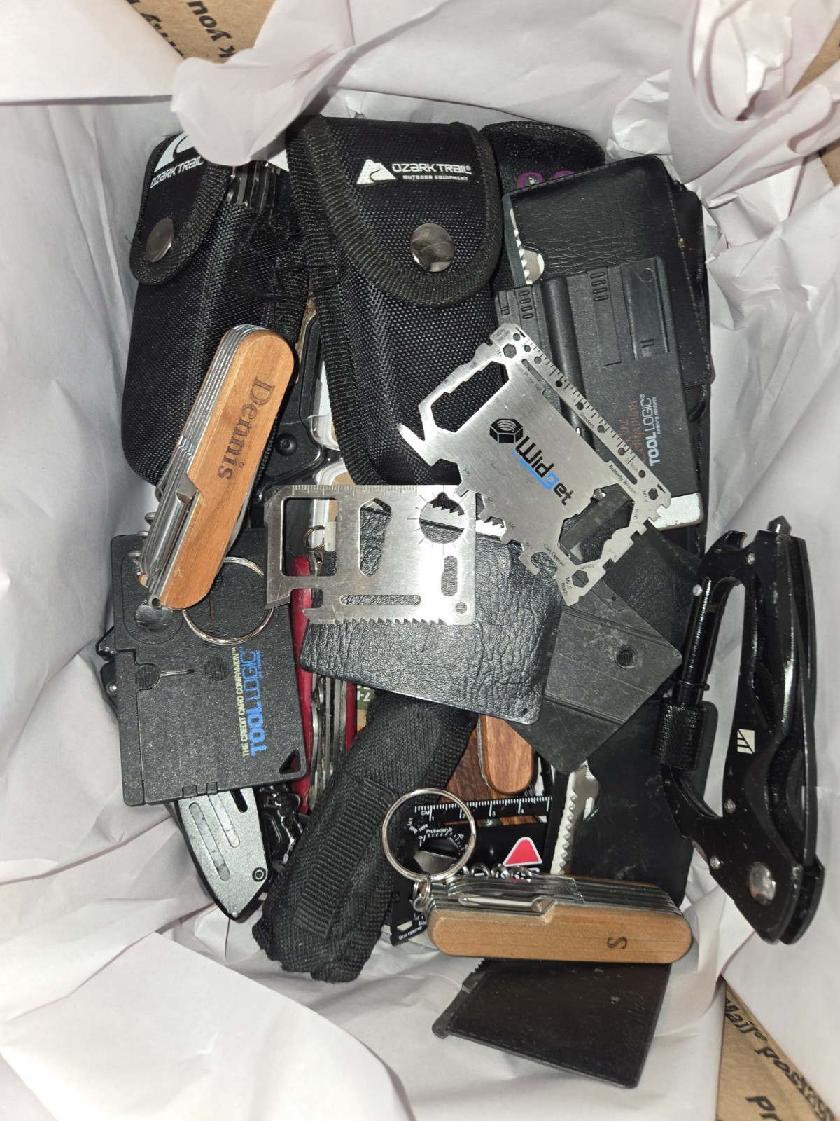16 Lb Lot Of Multi Tools & Pocket Knives, Self Defense Tools, Survival ...
