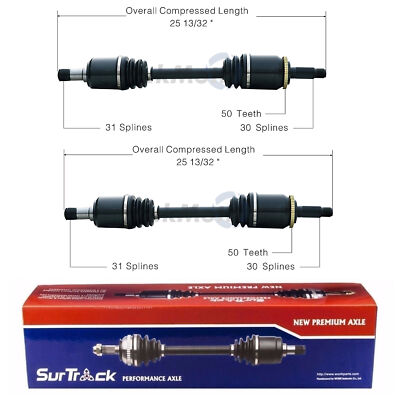SurTrack Pair Set of 2 Rear CV Axle Shafts For Acura NSX 1991-2005 | eBay