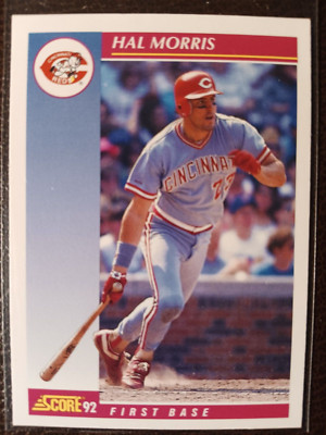 HAL MORRIS CINCINNATI REDS 1992 SCORE BASEBALL CARD #125 | eBay