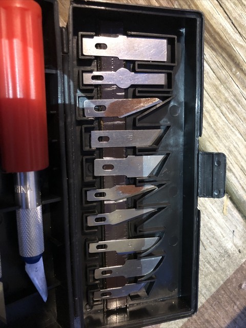 Gordon 13 PC Precision Knife Set # 32099 Wood Working Ceramics ...