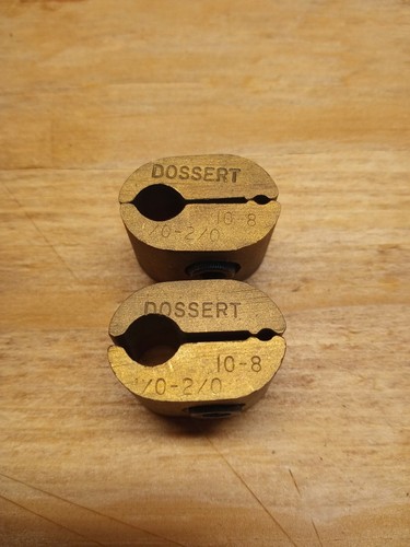 2 Dossert Electrical Connectors Brass 10-8; 1/0-2/0 | eBay