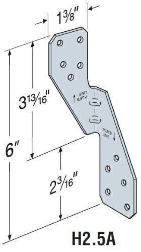 200 Pack Simpson Strong Tie H2.5A Hurricane Tie New Style 9780739239889 ...