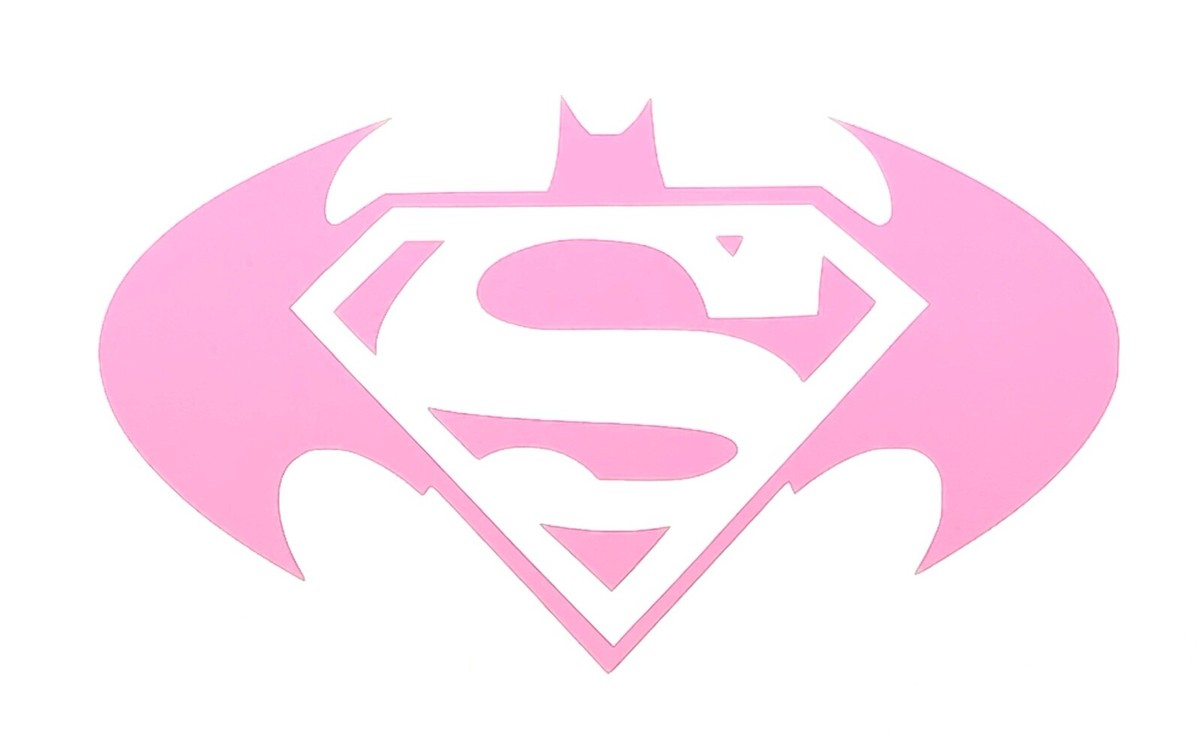 Pink Superman Logo Png