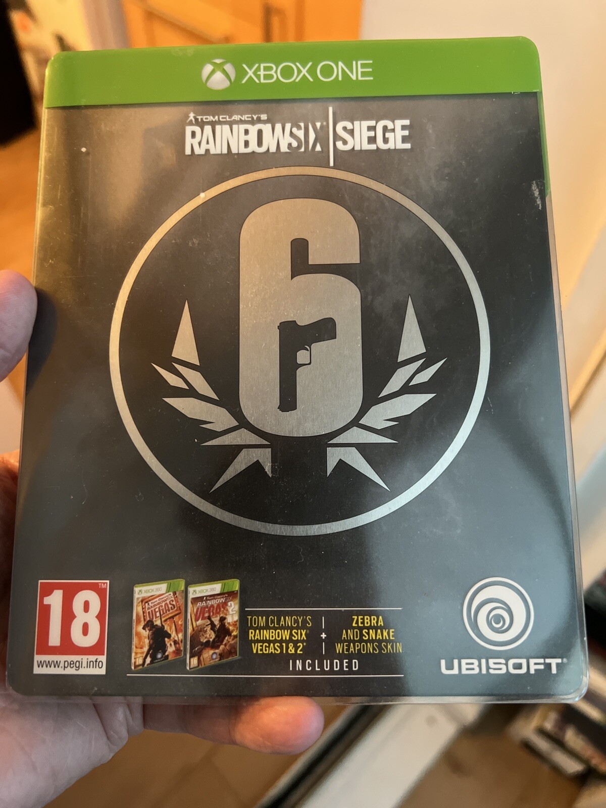 Rainbow Six Siege in Steelbook for Xbox One 1st Class UK Tom Clancy's ...