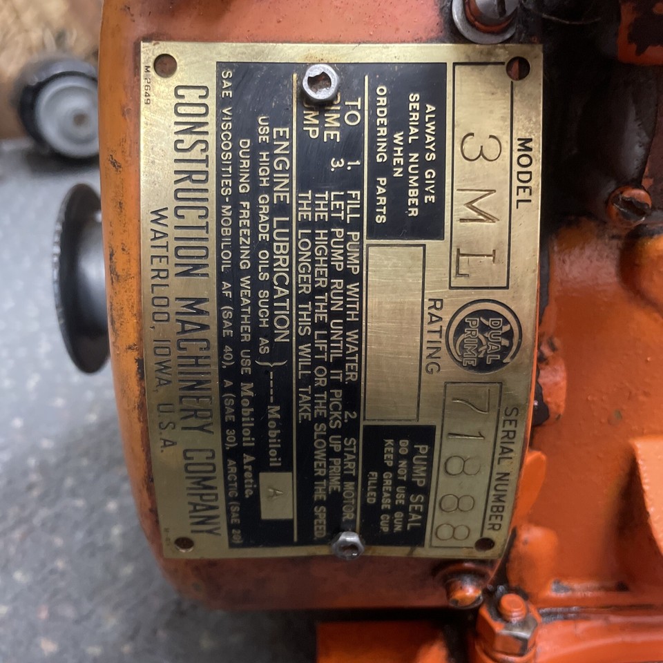 Working Vintage Rare Original 4 Cycle The Lauson Engine Rsc 640 7-35593 ...