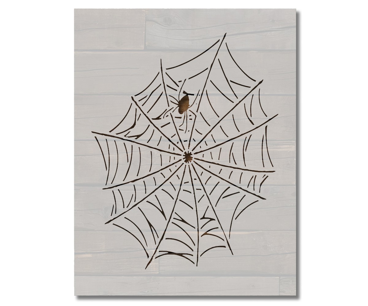 Spider Web Pumpkin Carving Stencils