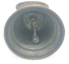 Vintage Miniature Replica Liberty Bell and Flag Bison Metal Bell Ringer ...