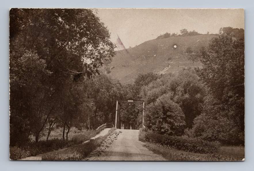 Brooklyn Bridge RUSHFORD Minnesota RPPC Antique Fillmore County Photo ...
