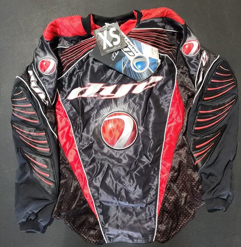N.O.S Dye Paintball Jersey Red/Black Core Division C6 Long Sleeve Adult ...