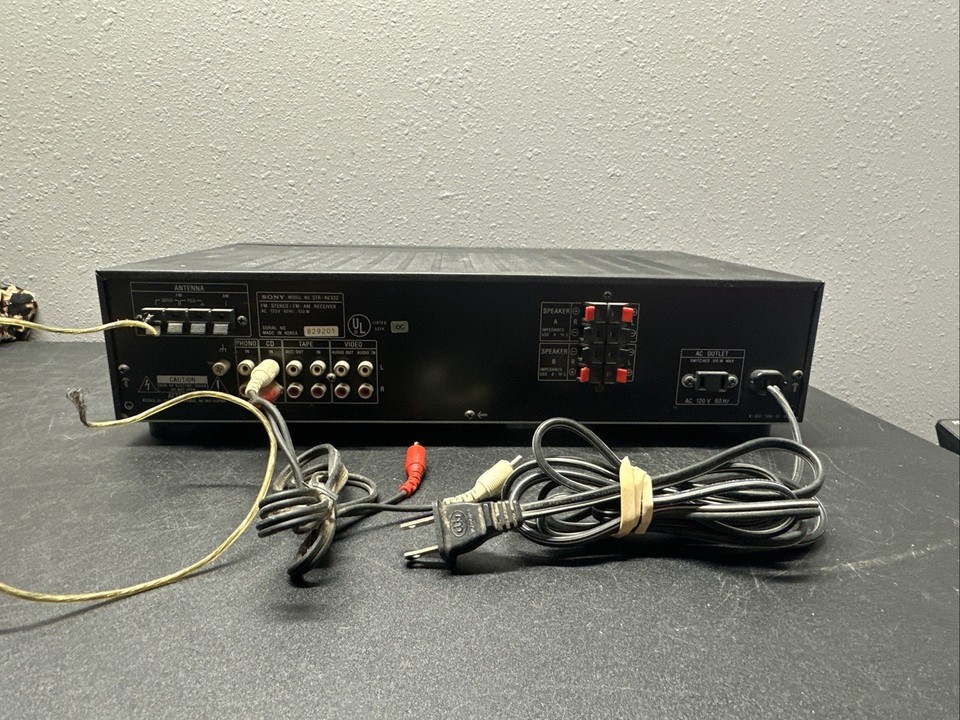 Sony STR-AV320 Audio Video AV Control Center 2 Channel AM/FM Stereo ...