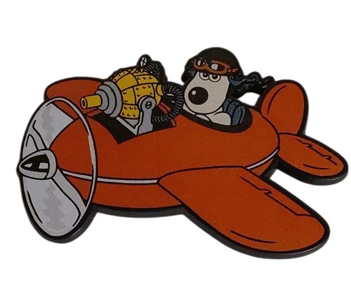Vintage WALLACE & GROMIT A Close Shave Gromit Pilot Magnet Plane 1989 ...