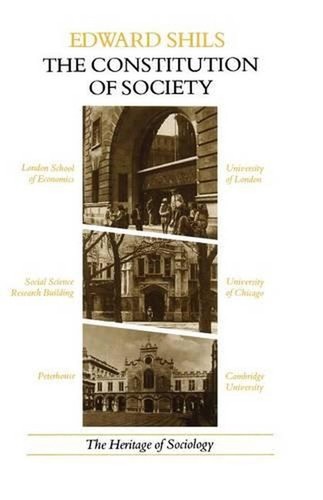 The Constitution of Society by Edward Shils (English) Paperback Book | eBay