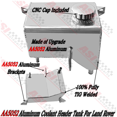 Alloy Coolant Header Tank bottle Can Fits Land Rover 200 300TDI V8 ...