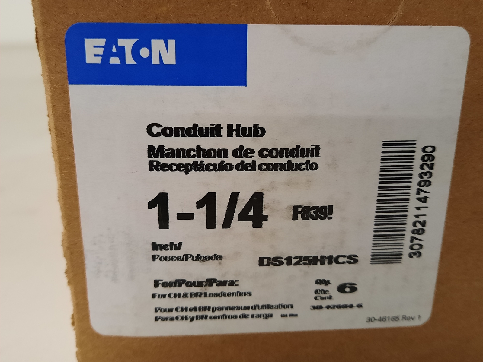 Eaton+Type+H1+Conduit+Hub+Ds100h1cs+for+Types+CH+and+BR for sale online ...