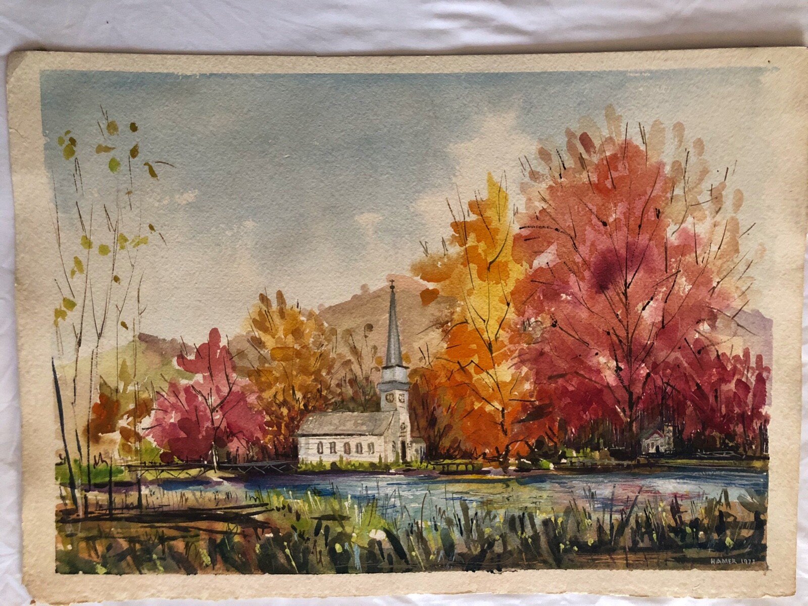 Print Vintage watercolor paintings /Hamer collections / 14 x 20.5 | eBay