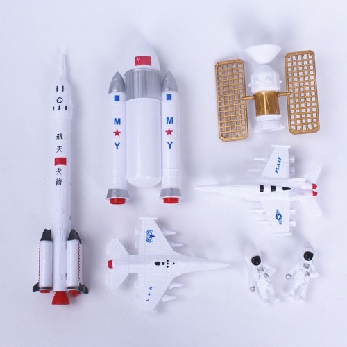 7Pcs/Set Simulation Model Toys Space Exploration Rocket Toy Set | eBay
