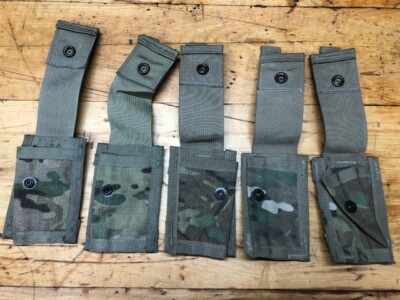 NEW LOT OF 5 CAMO 40 MM HIGH EXPLOSIVE MOLLE II SINGLE POUCH MULTICAM ...